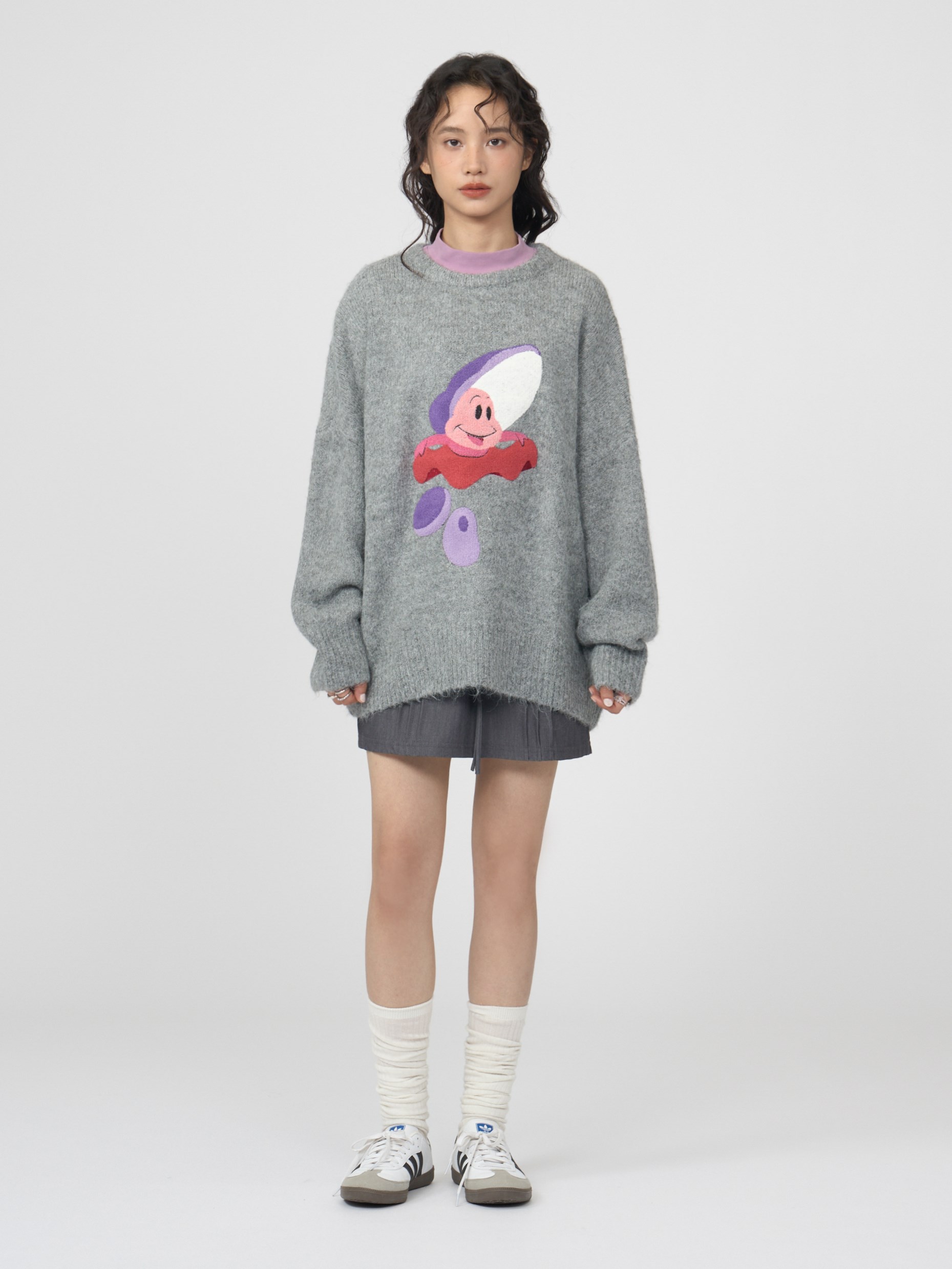 愛麗絲系列小牡蠣毛衣 ｜ mouggan | 我們都有點不同