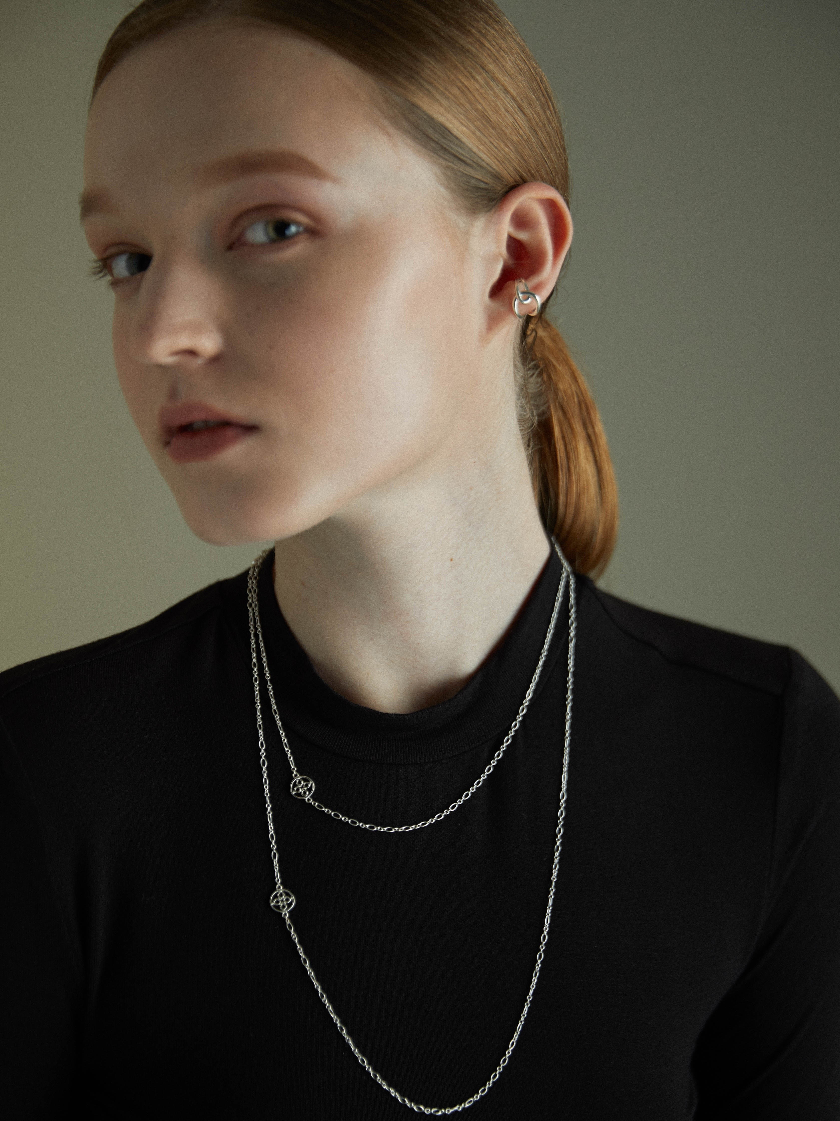 mouggan經典圓牌圓鍊-925純銀 ｜ mouggan | 我們都有點不同